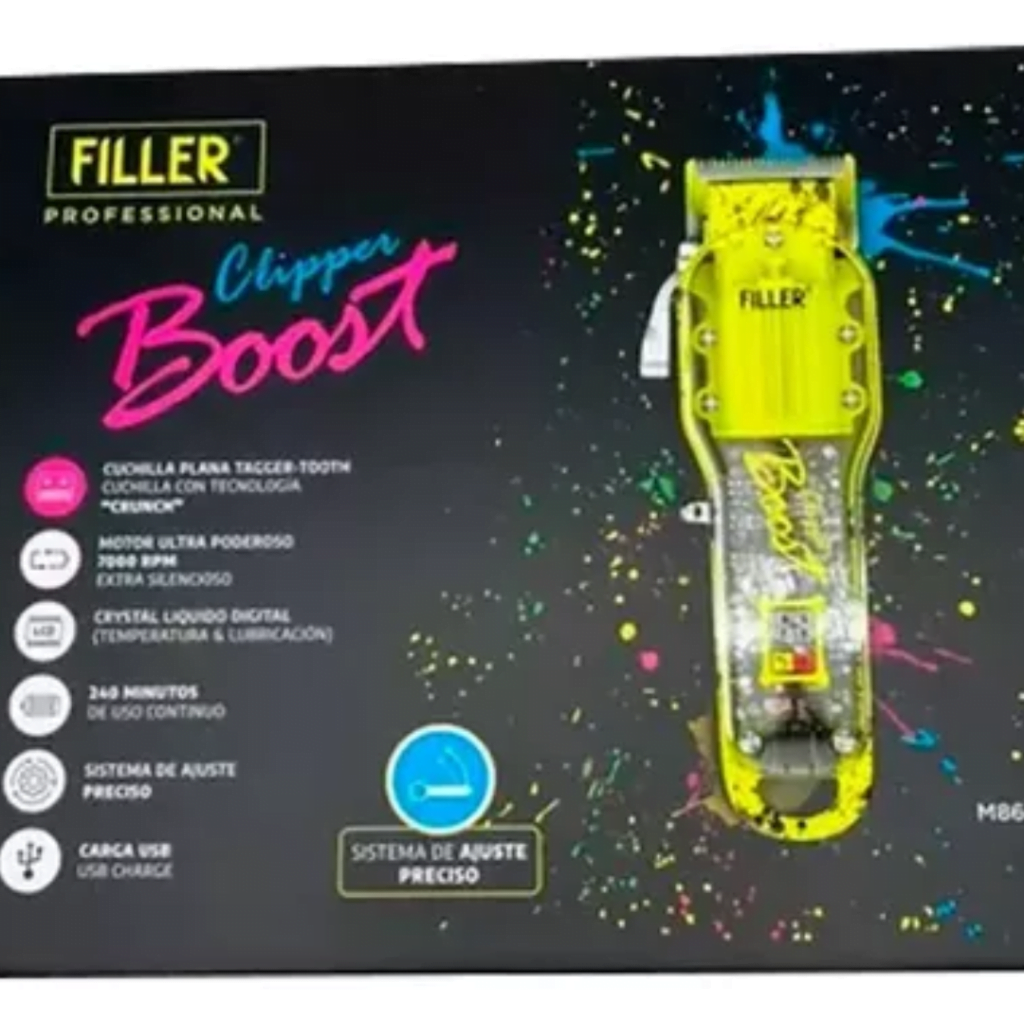Maquina De Corte Clipper Boost Inalámbrica Filler - Paseo de Belleza